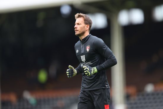Goalkeeper Neto Bournemouth Warms Ahead Kickoff Editorial Stock Photo ...