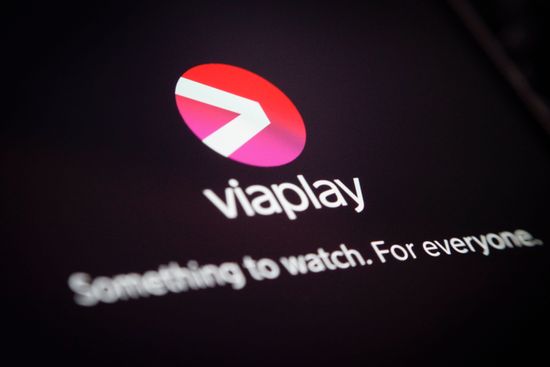 Viaplay Logo Seen Upon Startup This Editorial Stock Photo - Stock Image ...