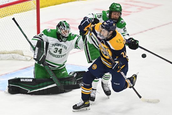 North Dakota Fighting Hawks Goaltender Drew Editorial Stock Photo - Stock Image | Shutterstock