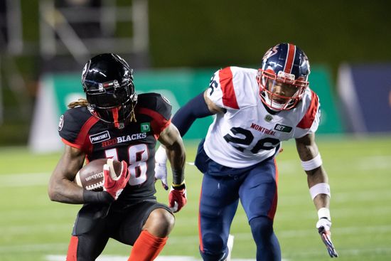 Ottawa Redblacks Wide Receiver Justin Hardy Editorial Stock Photo - Stock Image | Shutterstock
