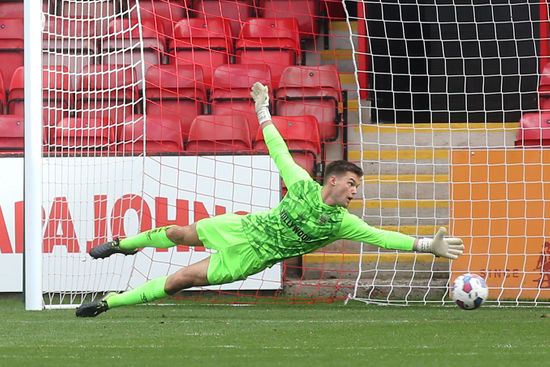 Brentford Goalkeeper Ben Winterbottom During Crewe Editorial Stock ...