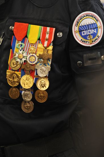 Chief National Gendarmerie Intervention Group Gign Editorial Stock ...