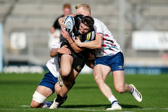 Dan John Exeter Chiefs Tackled By Editorial Stock Photo - Stock Image ...