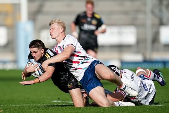 Dan John Exeter Chiefs Tackled By Editorial Stock Photo - Stock Image ...