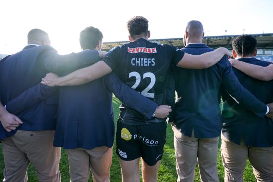 Exeter Chiefs Huddle Editorial Stock Photo - Stock Image | Shutterstock