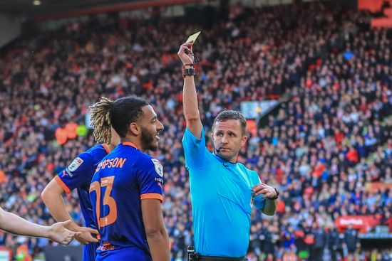 Second Yellow Card Shown By Referee Editorial Stock Photo - Stock Image ...