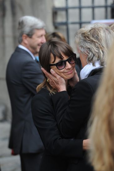 Axelle Laffont Attends Religious Ceremony Funeral Editorial Stock Photo ...