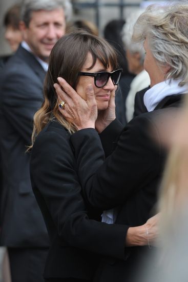 Axelle Laffont Attends Religious Ceremony Funeral Editorial Stock Photo ...