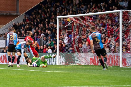 Northampton Town Goalkeeper Lee Burge 1 Editorial Stock Photo - Stock ...