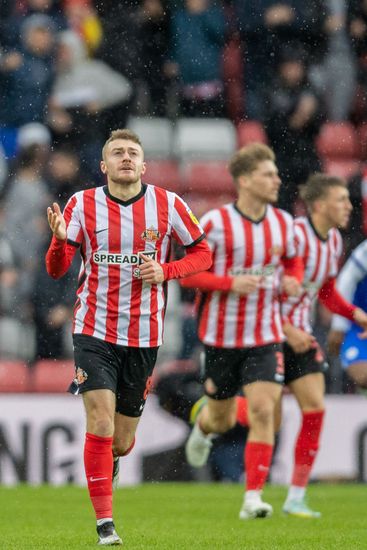Sunderland Midfielder Elliot Embleton 8 Celebrates Editorial Stock ...