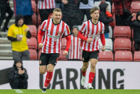 Sunderland Midfielder Elliot Embleton 8 Celebrates Editorial Stock ...