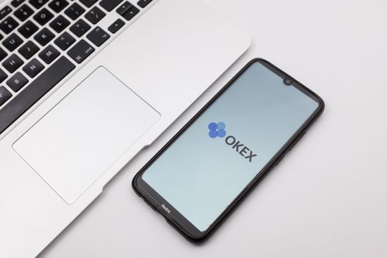 This Photo Illustration Okex Logo Seen Editorial Stock Photo - Stock Image | Shutterstock