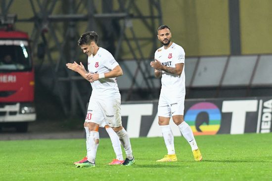 Daniel Paraschiv Florin Bejan Entering Pitch Editorial Stock Photo ...