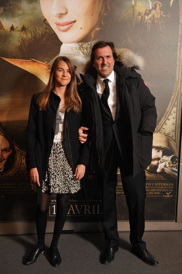 Christophe Lambert His Daughter Arriving Premiere Editorial Stock Photo ...