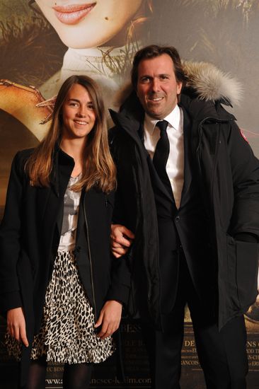 Christophe Lambert His Daughter Arriving Premiere Editorial Stock Photo ...