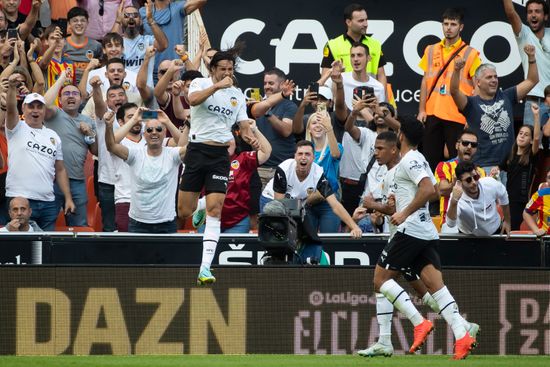 Edison Cavani Valencia Cf Celebrate After Editorial Stock Photo - Stock ...