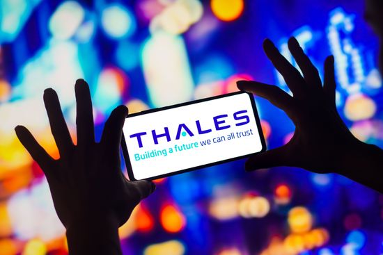 This Photo Illustration Thales Group Logo Editorial Stock Photo - Stock ...