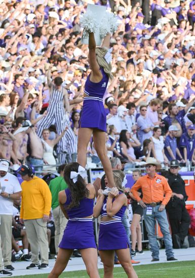 Tcu Horned Frogs Cheerleaders During 2nd Editorial Stock Photo - Stock ...