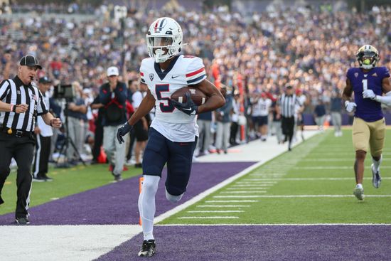 Arizona Wildcats Wide Receiver Dorian Singer Editorial Stock Photo ...