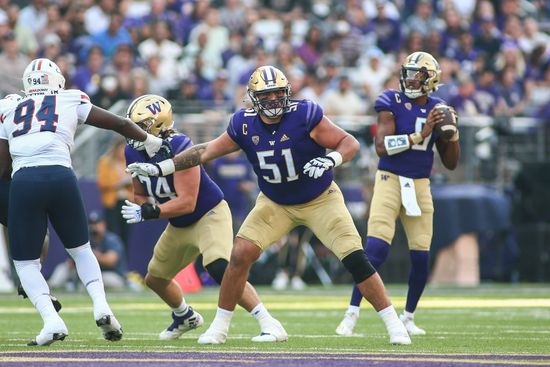Washington Huskies Jaxson Kirkland 51 During Editorial Stock Photo ...