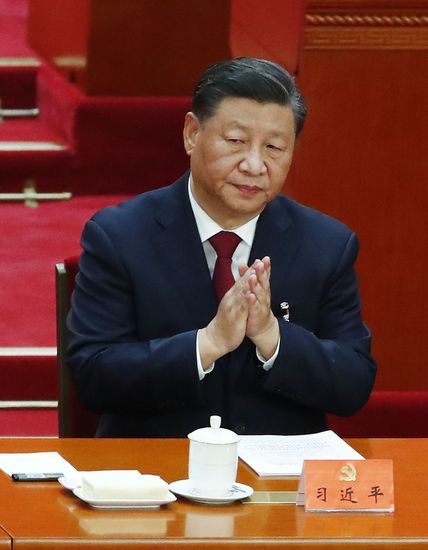 Chinese President Xi Jinping Claps During Editorial Stock Photo - Stock ...