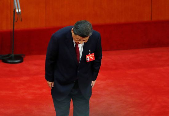 Chinese President Xi Jinping Bows After Editorial Stock Photo - Stock ...