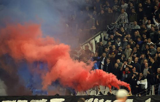 Navijaci Fans Grobari Judge Uefa Europa Editorial Stock Photo - Stock ...