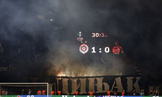 Navijaci Fans Grobari Judge Uefa Europa Editorial Stock Photo - Stock ...
