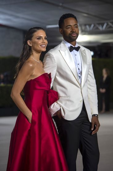 Jay Ellis His Wife Nina Senicar Editorial Stock Photo - Stock Image ...