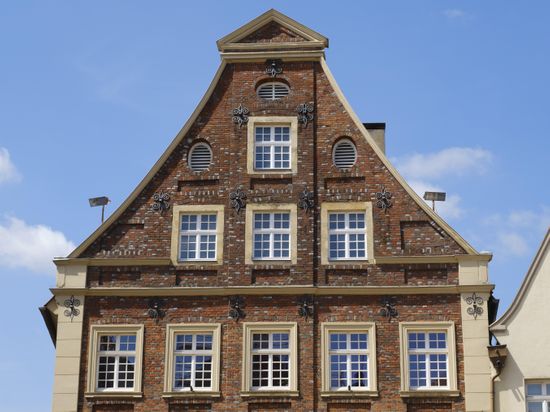 Stepped Gable Historic Merchants House Old Editorial Stock Photo ...