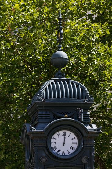 Kroepcke Clock Detail Landmark Traditional Meeting Editorial Stock ...