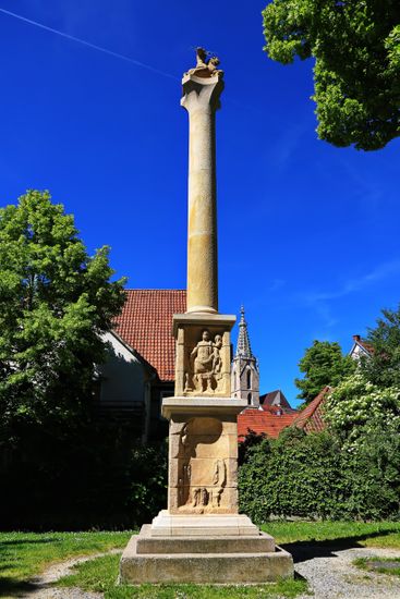 Jupiter Giant Column Sight Historic Town Editorial Stock Photo - Stock ...