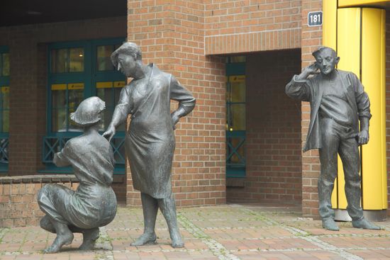 Sculpture Message By Karin Bohrmann 1988 Editorial Stock Photo - Stock ...