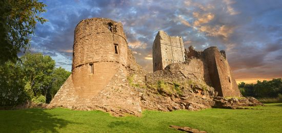 12th Century Medieval Norman Ruins Goodrich Editorial Stock Photo ...