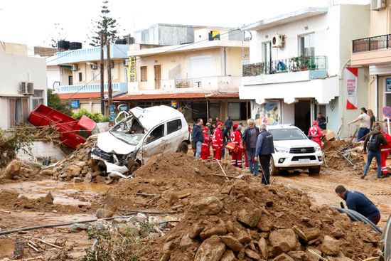 Street Covered Mud Debris Aftermath Flood Editorial Stock Photo - Stock ...