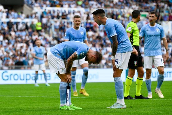 Injury Ciro Immobile Ss Lazio During Editorial Stock Photo - Stock ...