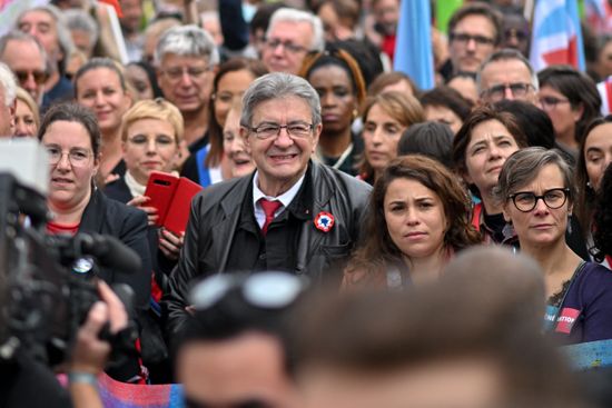 Jean Luc Melenchon During Rally Against Editorial Stock Photo - Stock ...