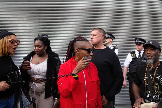 Afua Rose C Speaks Through Megaphone Editorial Stock Photo - Stock ...