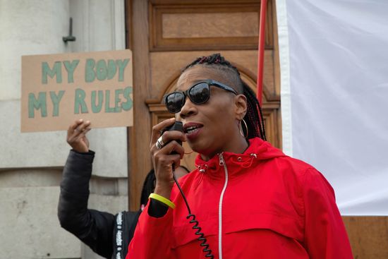 Afua Rose Speaks Outside Brixton Town Editorial Stock Photo - Stock ...
