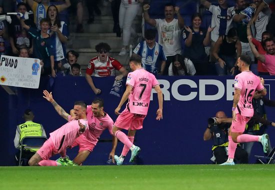 Joselu Goal Celebration During Match Between Editorial Stock Photo ...