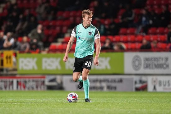 Portsmouth Defender Sean Raggett During Efl Editorial Stock Photo ...