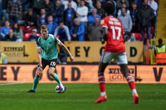 Portsmouth Defender Sean Raggett During Efl Editorial Stock Photo ...