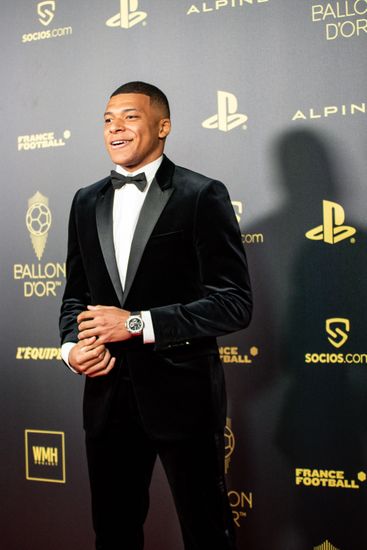 Kylian Mbappe During Red Carpet Ceremony Editorial Stock Photo - Stock ...