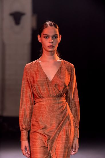 Model Dressed Design By Amber Days Editorial Stock Photo - Stock Image ...