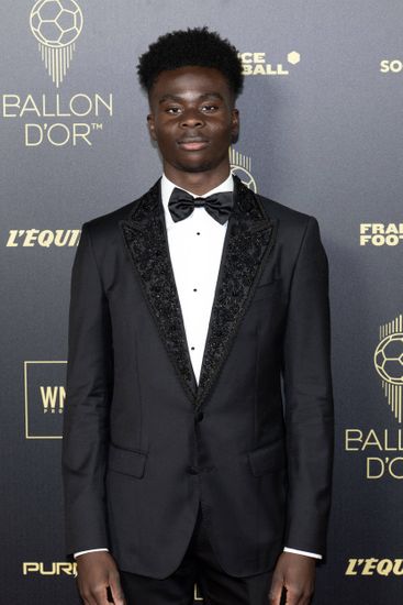 Bukayo Saka Arrives Ballon Dor 2022 Editorial Stock Photo - Stock Image ...