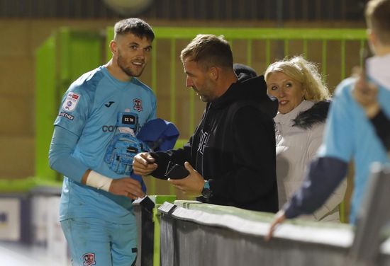 Exeter City Keeper Harry Lee Goes Editorial Stock Photo - Stock Image ...