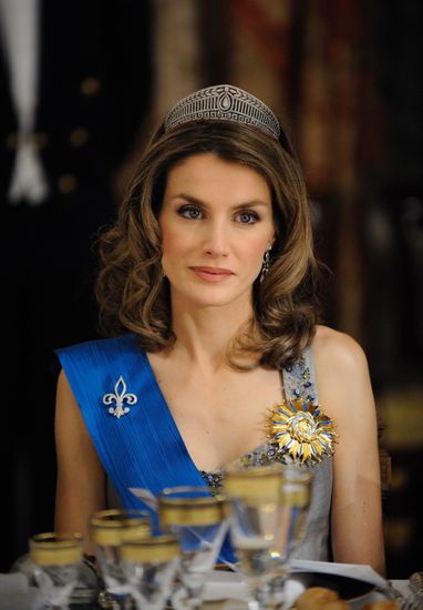 Spains Princess Letizia Attends Dinner Royal Editorial Stock Photo ...