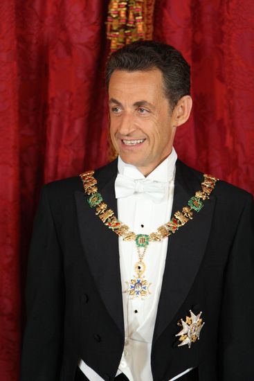 French Preisdent Nicolas Sarkozy During Gala Editorial Stock Photo ...