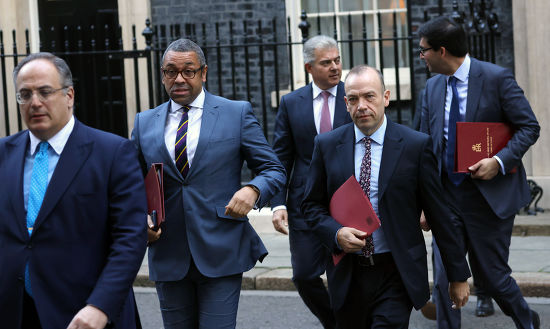 Michael Ellis James Cleverly Secretary State Editorial Stock Photo ...