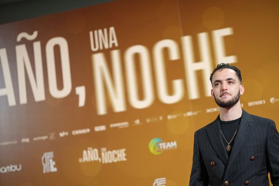 Singer C Tangana Poses During Premiere Editorial Stock Photo - Stock ...